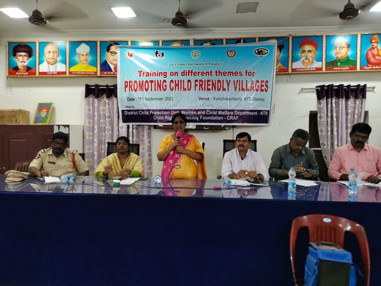 15 Sep 23 -Training on Different themes for Promoting Child Friendly ...